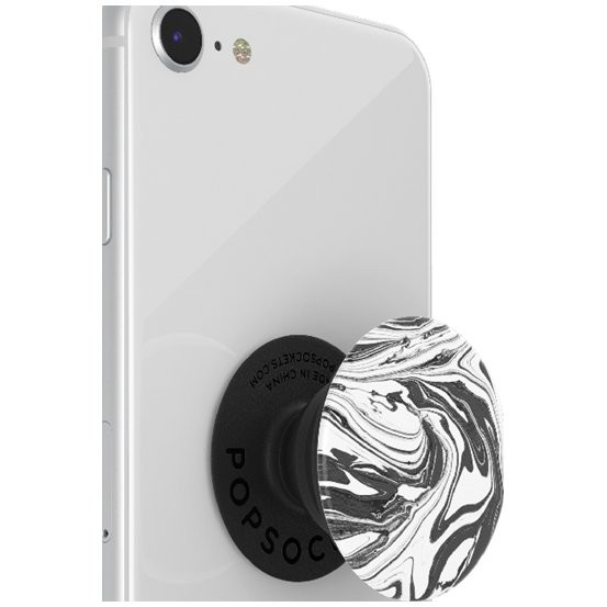 PopSockets PopGrip Gen.2, Mod Marble, bílo-černý mramor | DetskyEshop.cz