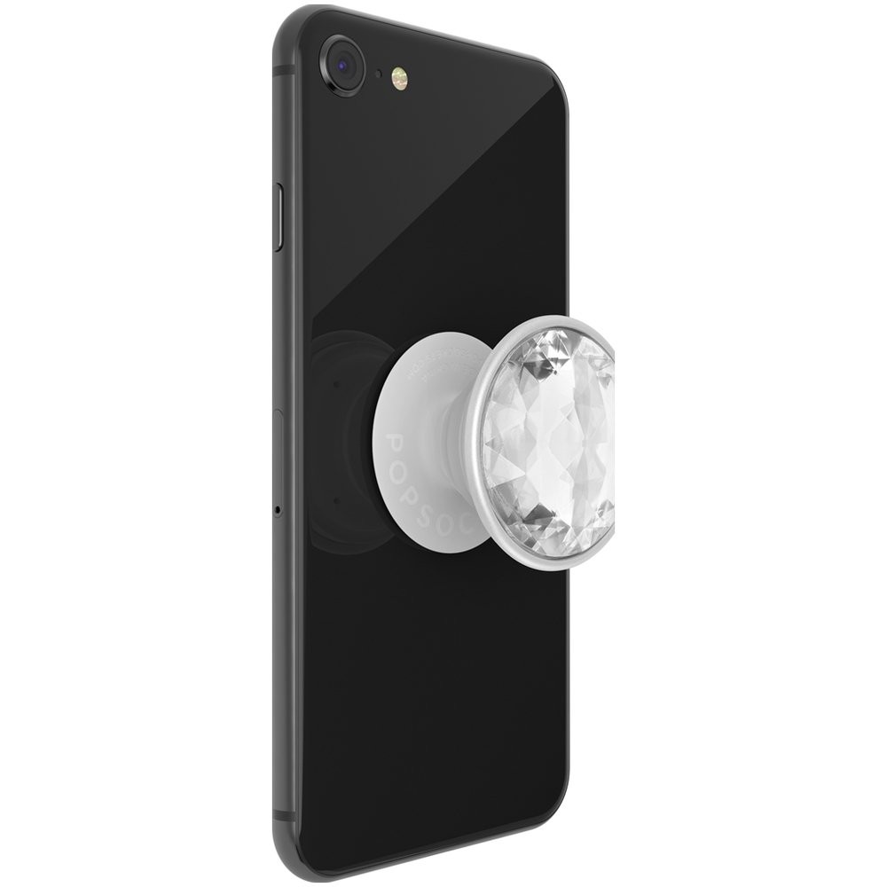 PopSockets PopGrip Gen.2, Disco Crystal Silver, 3D disco koule stříbrná ...