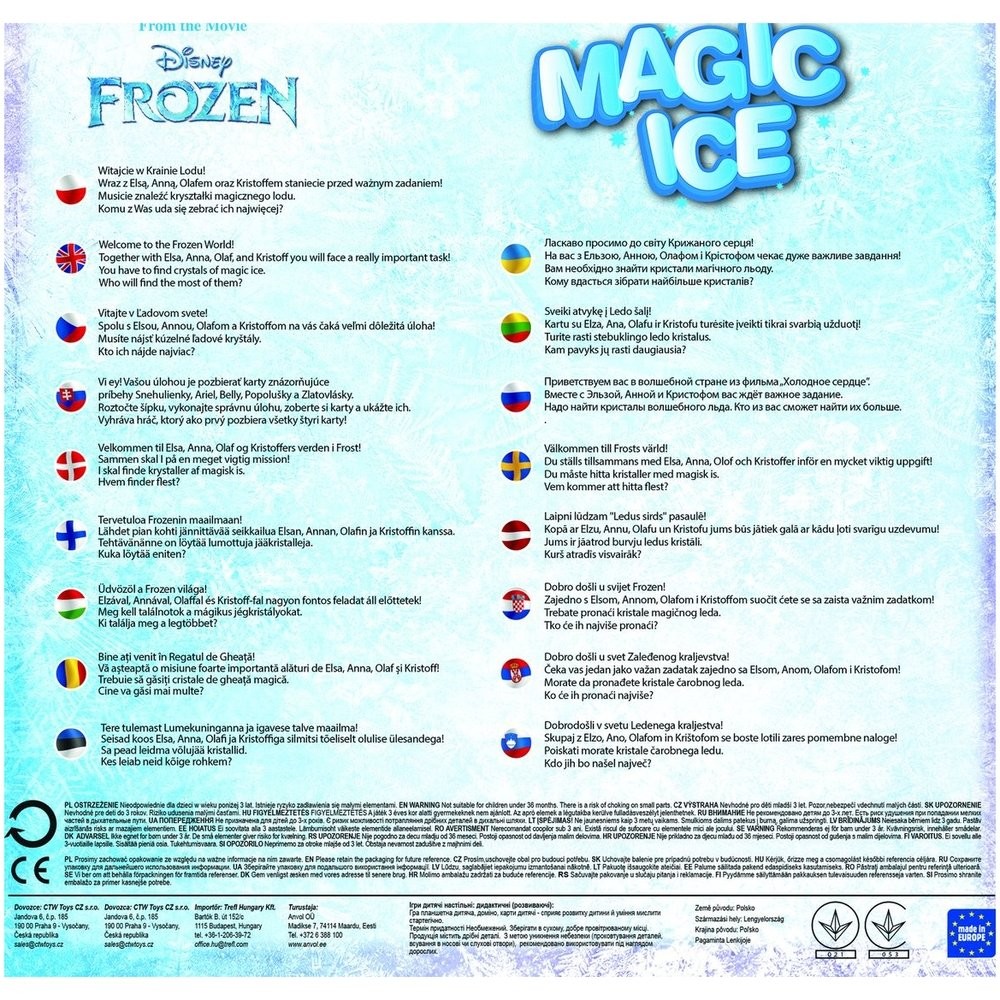 Magic Ice Frozen/ Ledové království desková stolní hra | DetskyEshop.cz