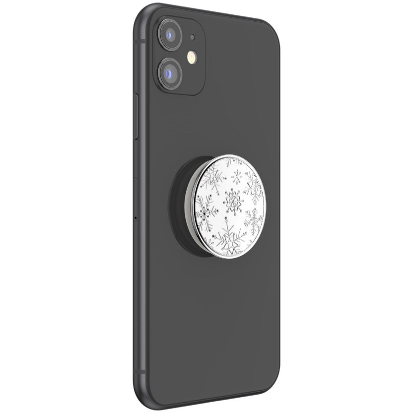 PopSockets PopGrip Gen.2, Enamel Snow Metal, sněhové vločky, smaltovaný ...