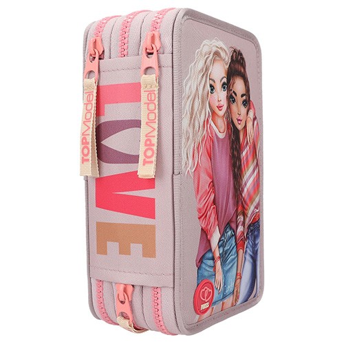 Třípatrový penál Top Model vybavený se světelným efektem - Candy a ...