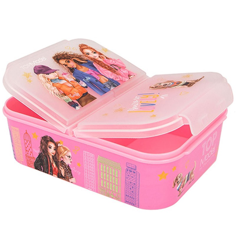 Svačinový box s přihrádkami Top Model Candy, Nyela, Lexy | DetskyEshop.cz