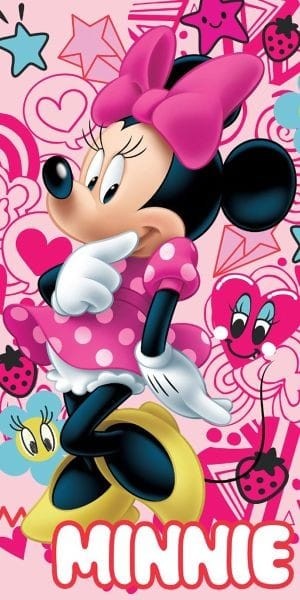 Osuška Minnie Red 02 | DetskyEshop.cz
