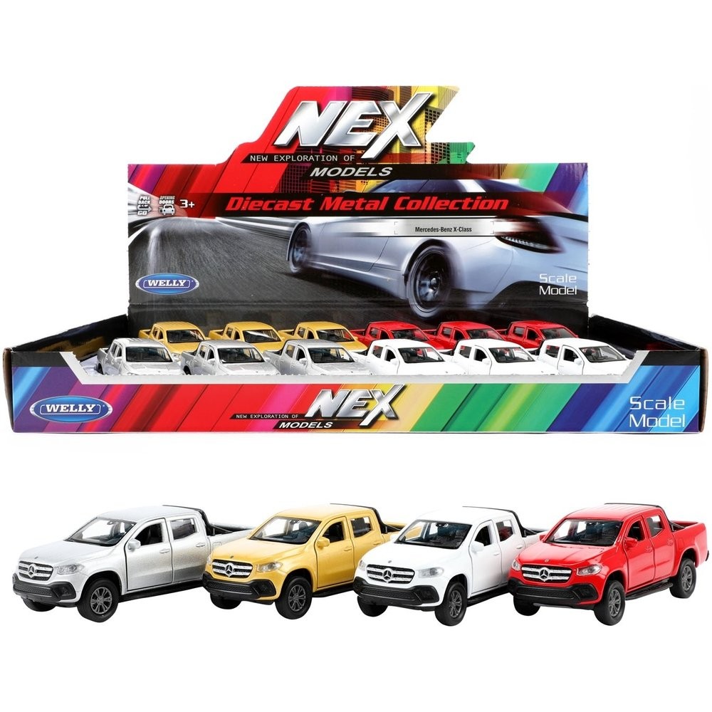Auto Welly Mercedes-Benz X-Class kov/plast 12cm | DetskyEshop.cz