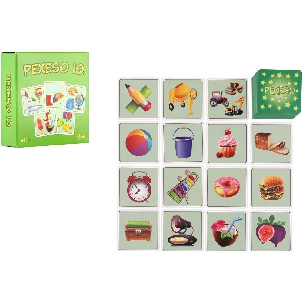 Pexeso IQ papírové 32 obrázkových dvojic | DetskyEshop.cz