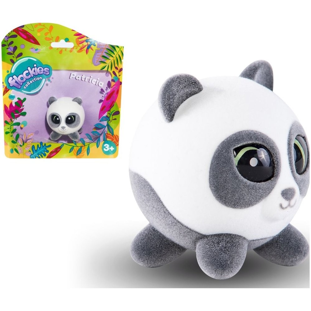 Zvířátko Flockies Panda Patricia plyš 4cm | DetskyEshop.cz