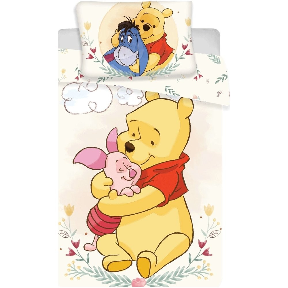 Povlečení do postýlky Medvídek Pú Cute baby | DetskyEshop.cz