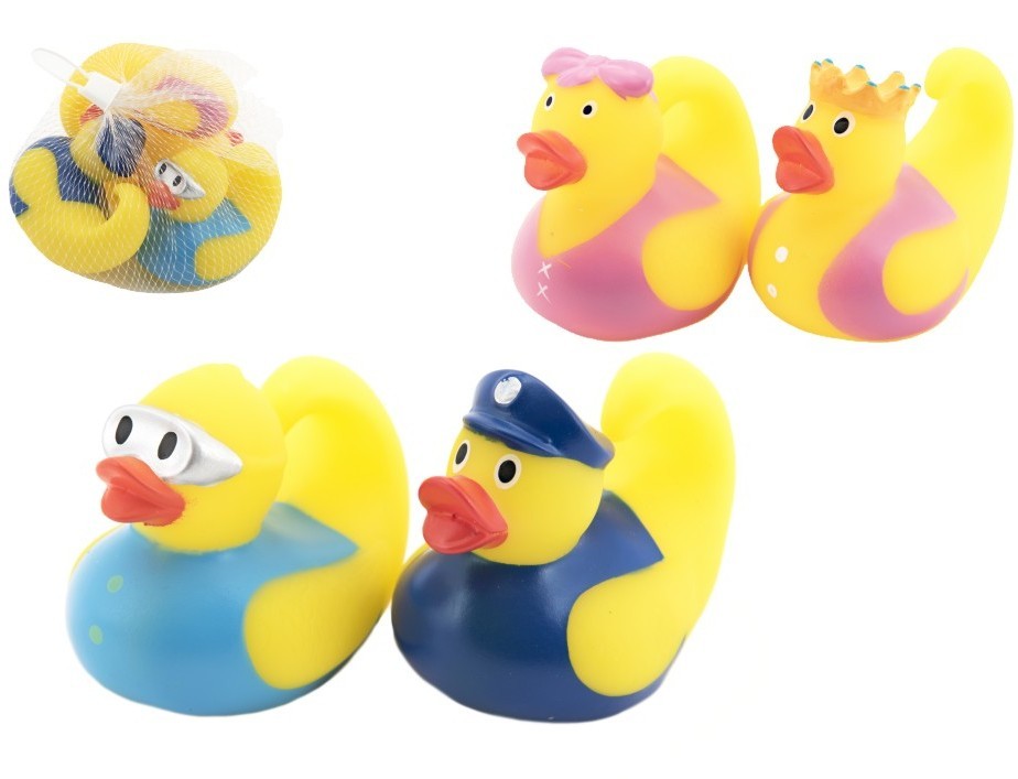 Kačenky do vany plavací guma 10cm 4ks | DetskyEshop.cz