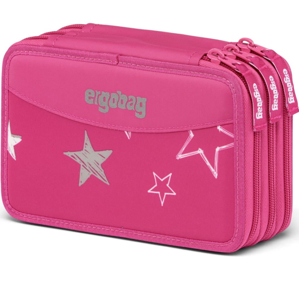 Třípatrový penál Ergobag Růžový | DetskyEshop.cz
