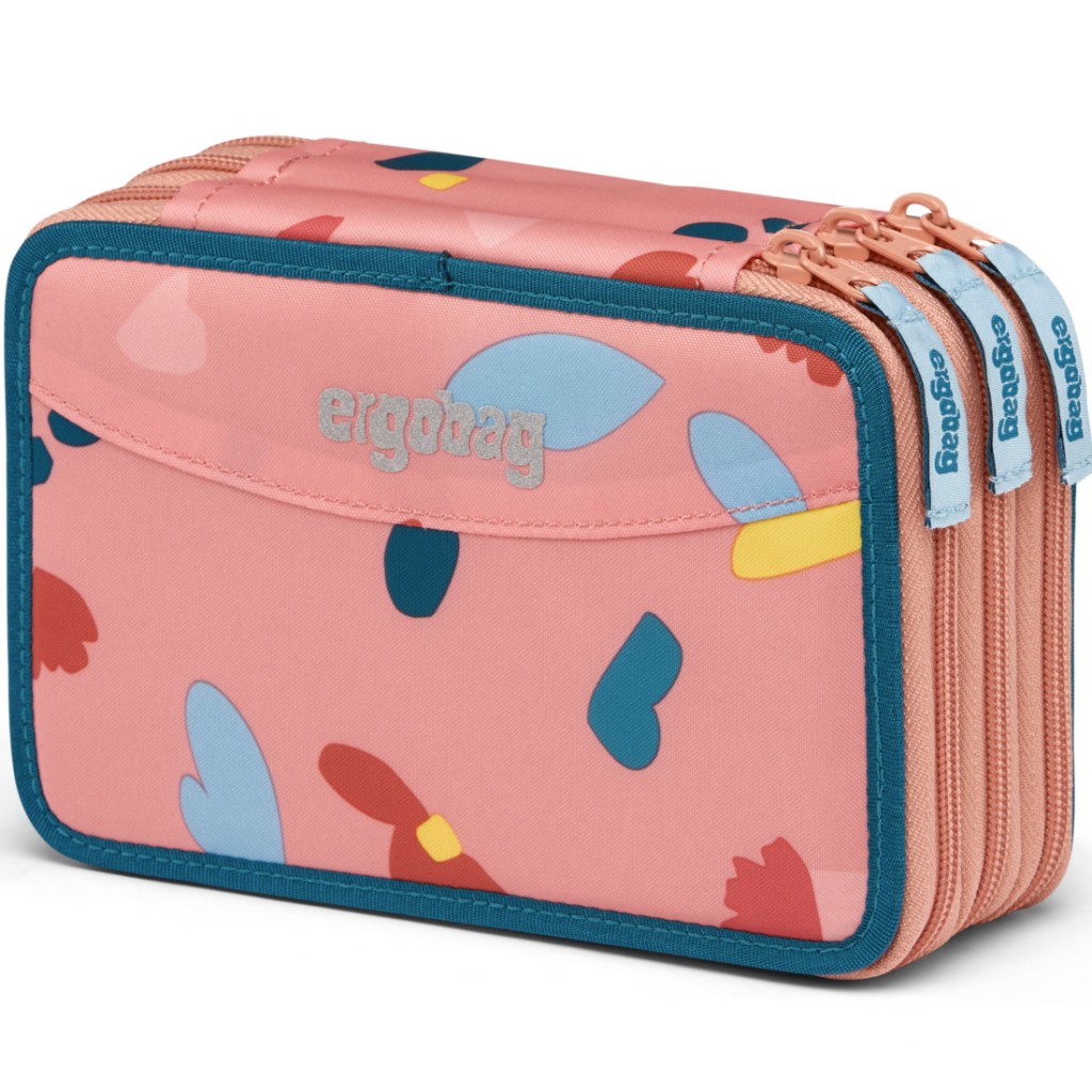 Třípatrový penál dívčí Ergobag Spring | DetskyEshop.cz