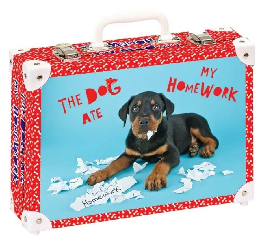 Školní kufřík The dog ate my homework | DetskyEshop.cz
