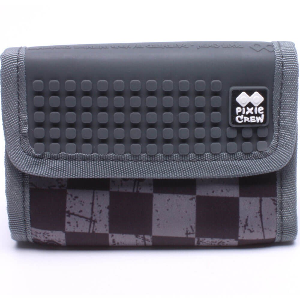 Peněženka Pixie crew PXA-10-15 šedá kostka | DetskyEshop.cz