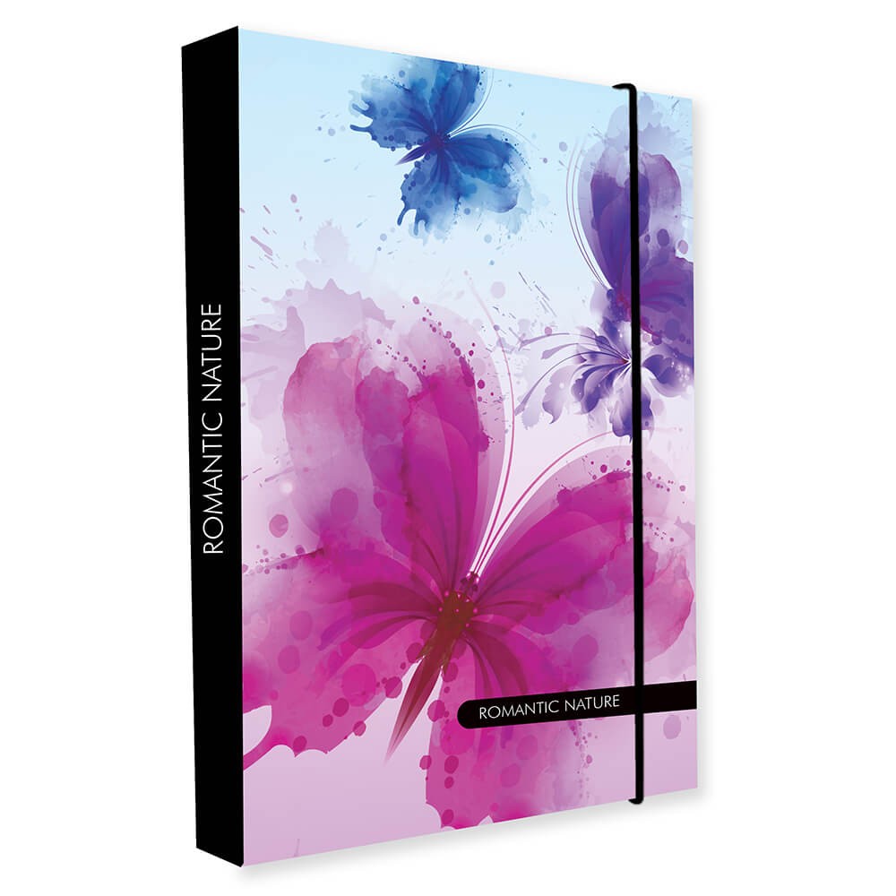 Box na sešity A4 Romantic Nature motýl | DetskyEshop.cz