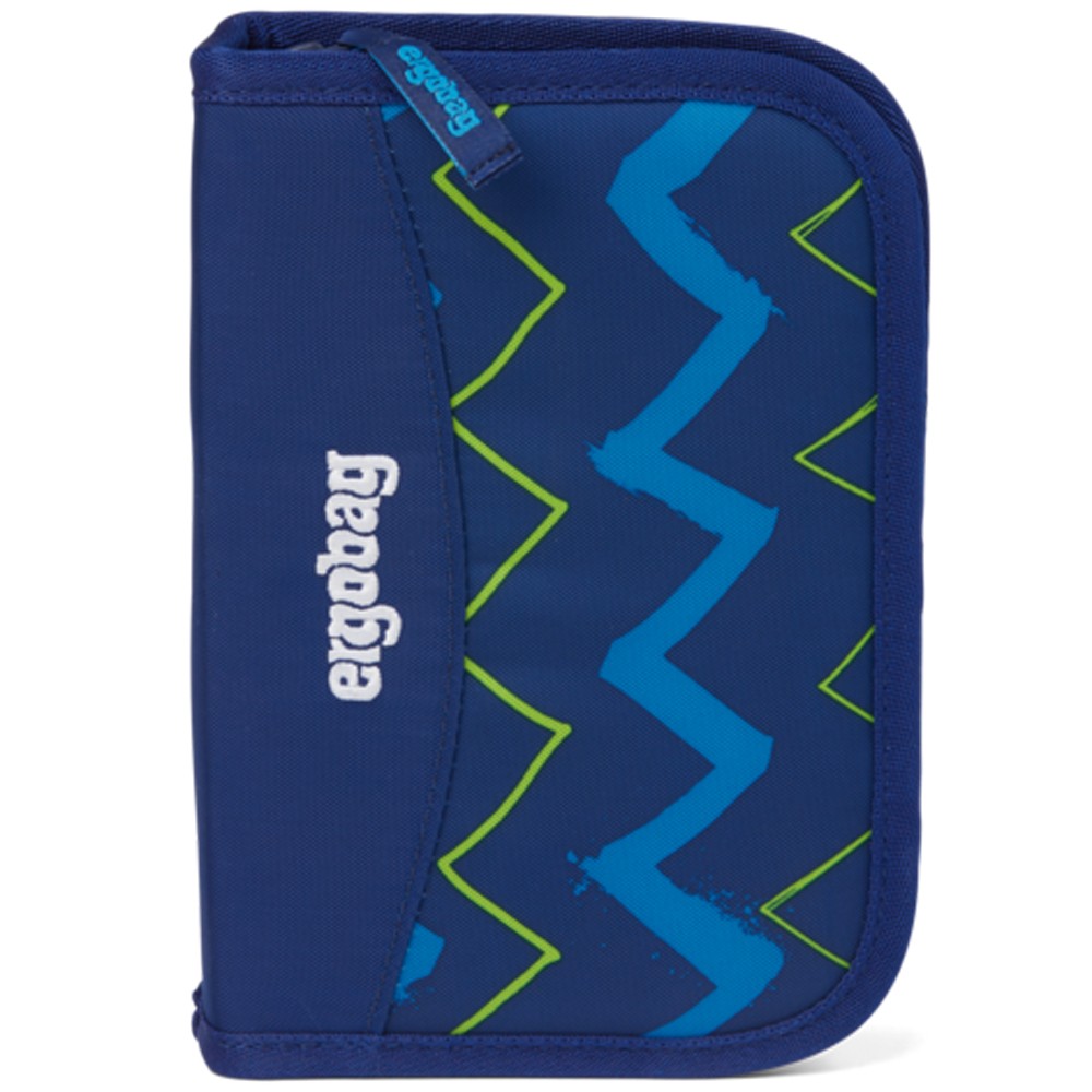 Penál Ergobag Zig Zag Modrý 2021 | DetskyEshop.cz