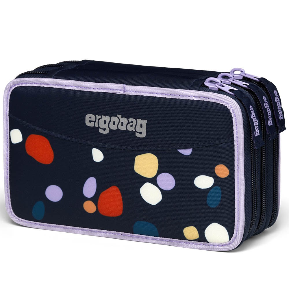 Třípatrový penál dívčí Ergobag Mosaic Stone Bear | DetskyEshop.cz