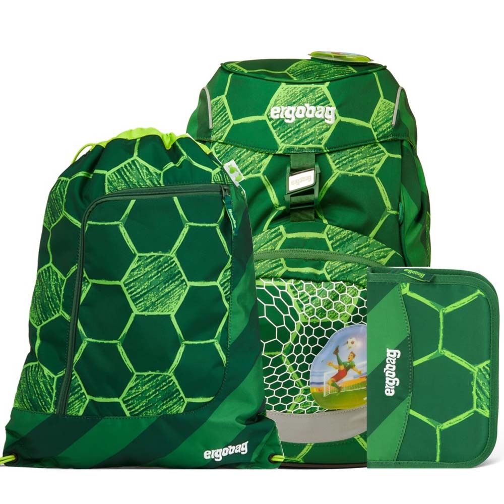 Školní batoh Ergobag prime Football SET | DetskyEshop.cz