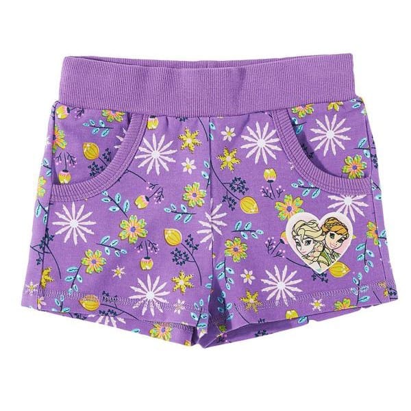 Šortky Ledové království fialové | DetskyEshop.cz