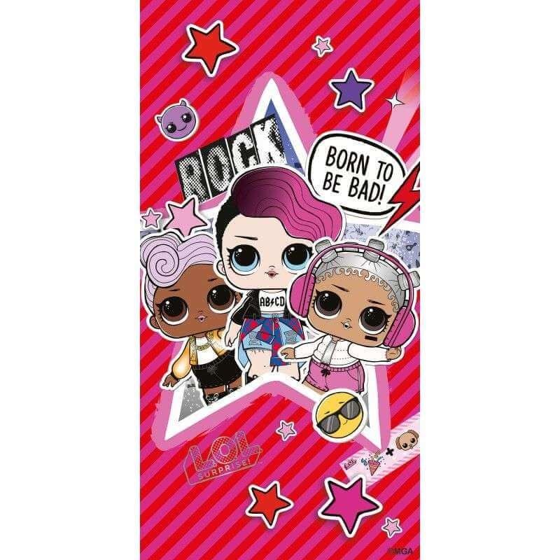 Osuška LOL Rock - Born to be bad | DetskyEshop.cz