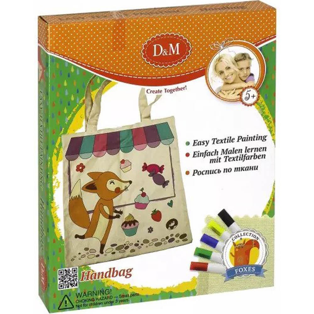Kreativní sada - kabelka k vymalování liška | DetskyEshop.cz Kreativní sada - kabelka k vymalování liška | DetskyEshop.cz