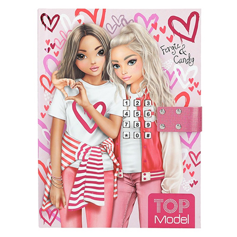 Zápisník Top Model na kód Fergie a Candy | DetskyEshop.cz