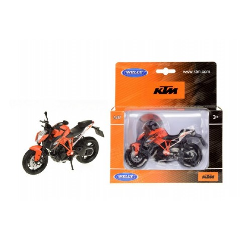 Motorka Welly KTM Super Duke R kov 12cm | DetskyEshop.cz