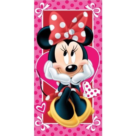Osuška Minnie hearts | DetskyEshop.cz