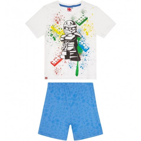 Pyžamo Lego Ninjago KR bílé | DetskyEshop.cz